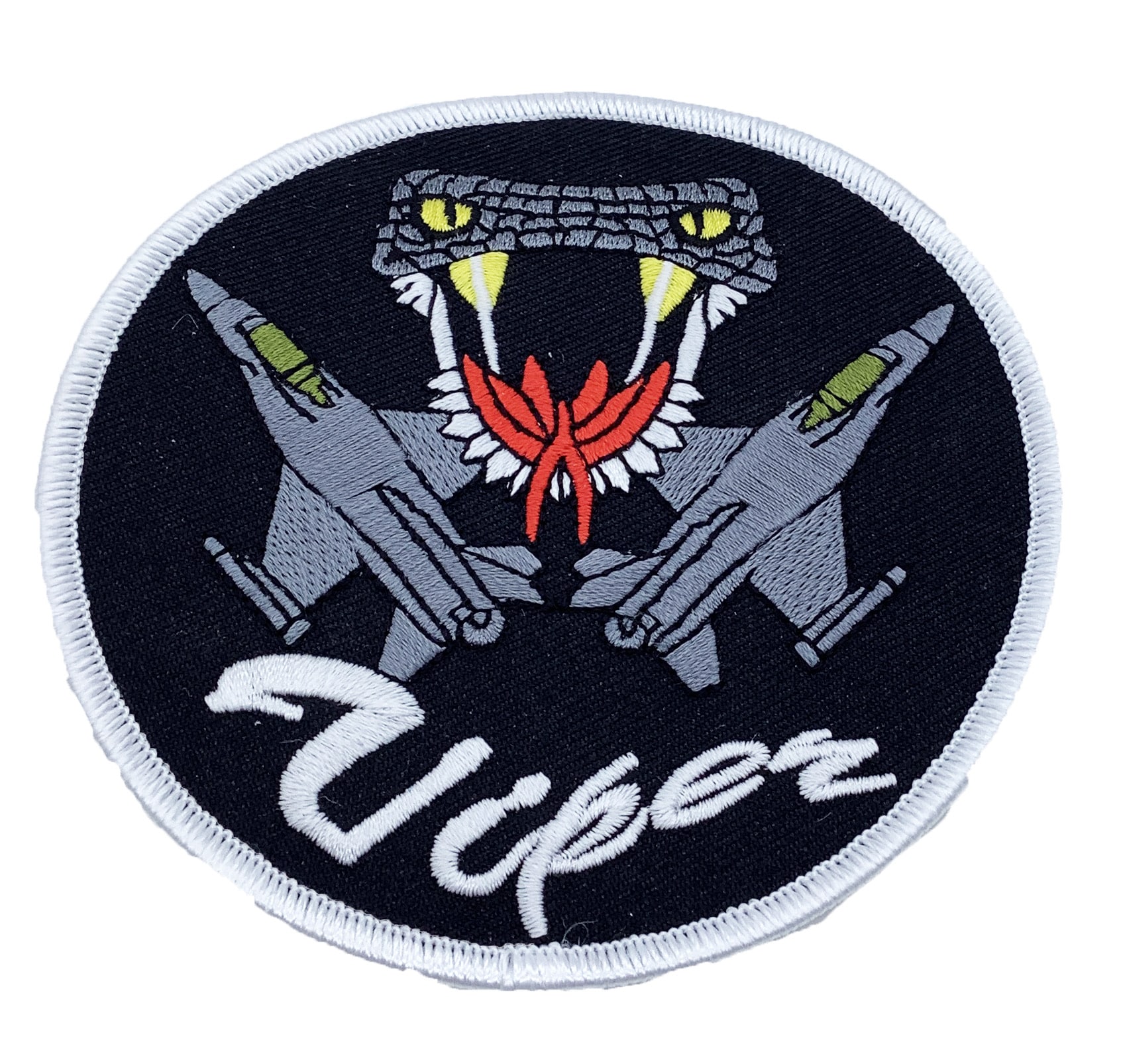 Lockheed Martin® F-16 Viper Patch – Plastic Backing/Sew on, Officially ...