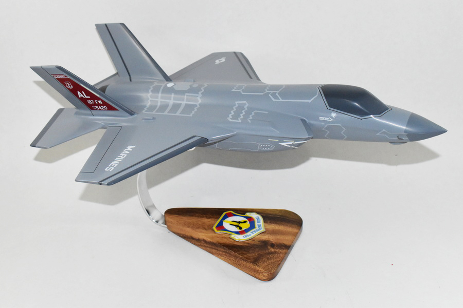 Lockheed Martin F-35A Lightning II, 187th FW AL ANG, 18 inch Mahogany ...
