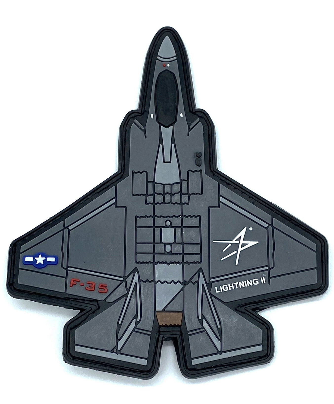Lockheed Martin® F-35C Lightning II®, 5 inch, Hook and Loop PVC Patch ...