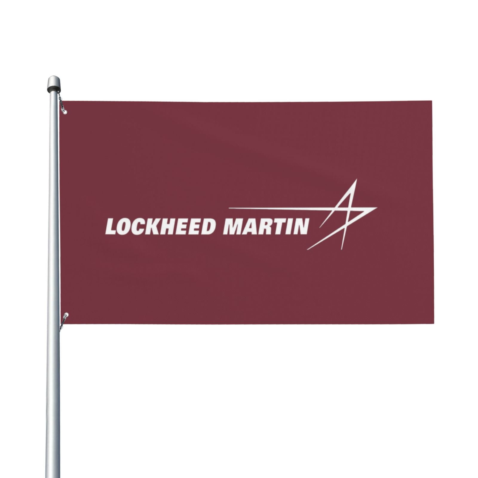 Lockheed Martin Flag 3x5 Outdoor ,Sewn Stripes, Stronger Brass Grommets ...