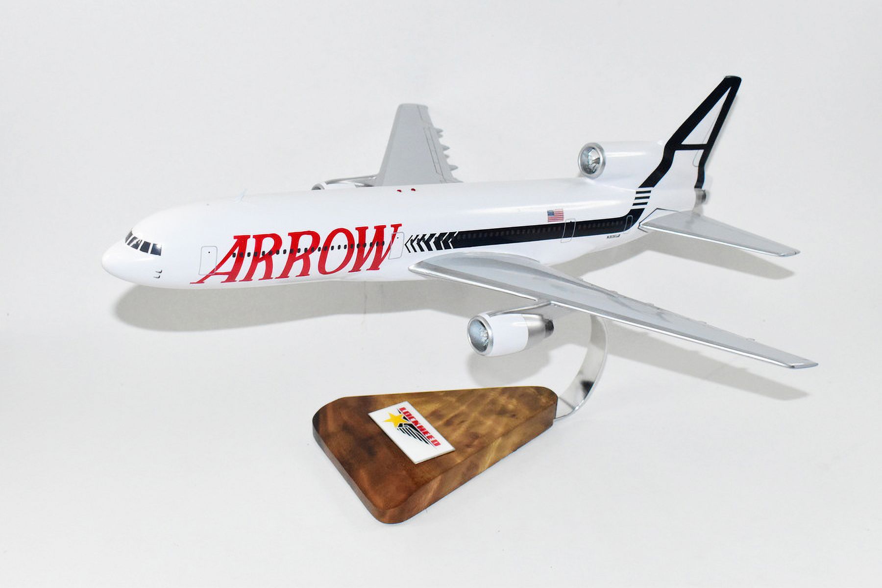 Lockheed Martin® L-1011 Tristar, Arrow Air, 18-inch Mahogany Model ...
