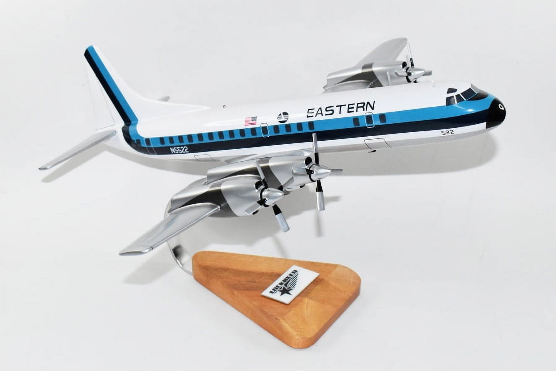 Lockheed Martin® L-188C Electra, Eastern 1972, 18-inch Mahogany Model ...