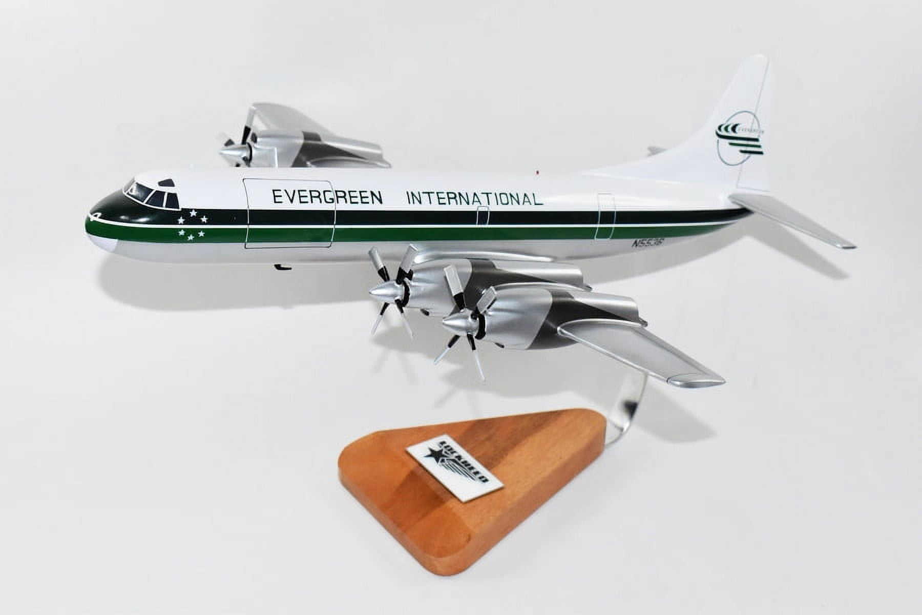 Lockheed Martin® L-188C Electra, Evergreen, 18-inch Mahogany Model ...