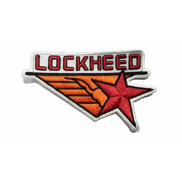 Lockheed Martin® Nostalgic (RED STAR) 1960s Logo Patch 3.5, Hook and ...