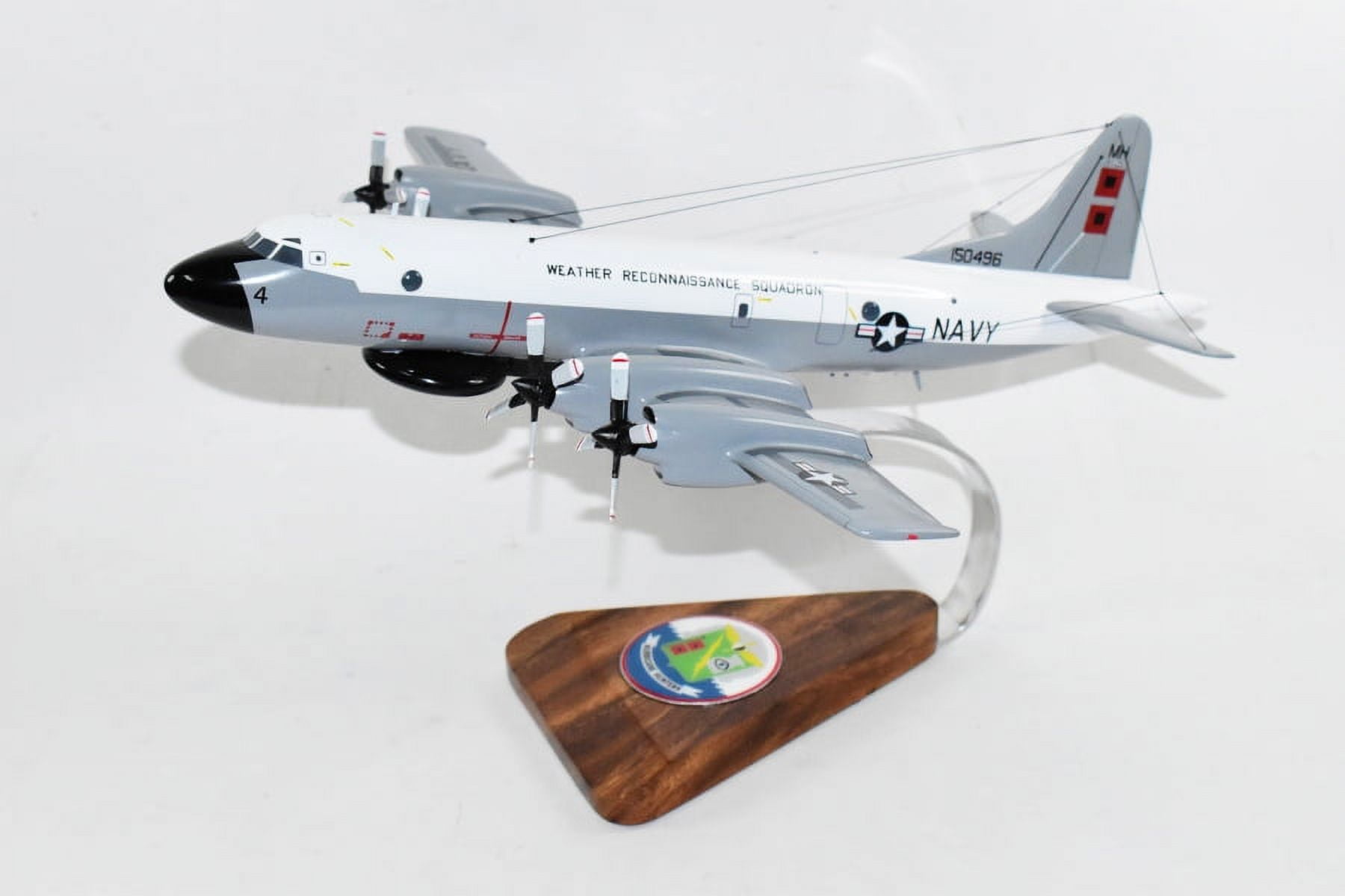 Lockheed Martin® P-3A Orion, VW-4 Hurricane Hunters, 18 Mahogany Scale ...