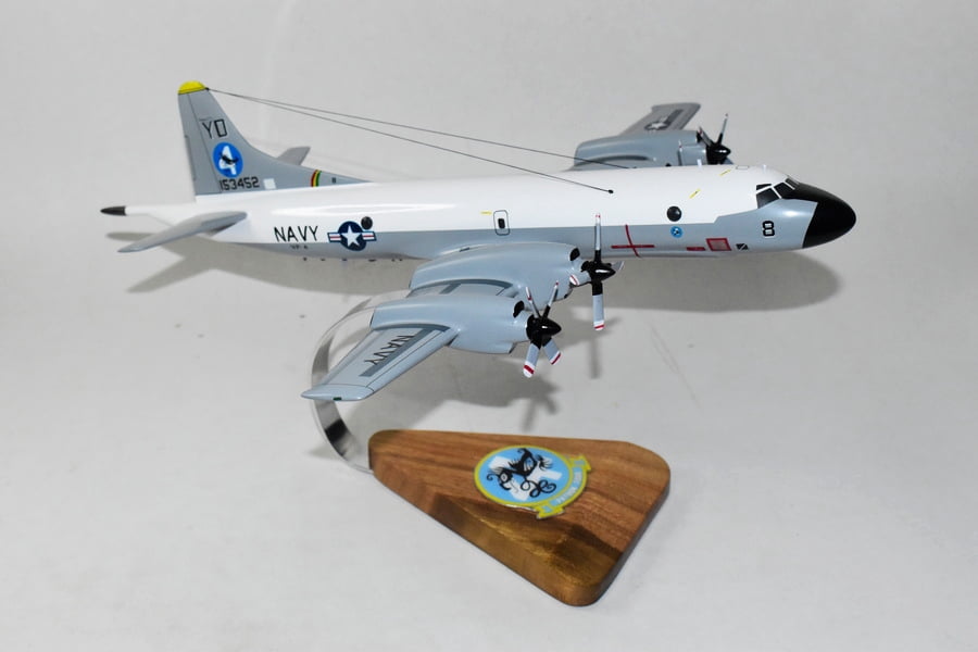 Lockheed Martin® P-3B Orion, VP-4 Skinny Dragons (153452), 18" Mahogany ...
