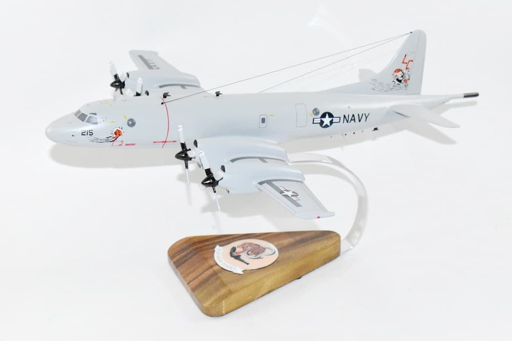 Lockheed Martin® P-3C Orion™, VP-8 Tigers, 18" Mahogany Model - Walmart.com