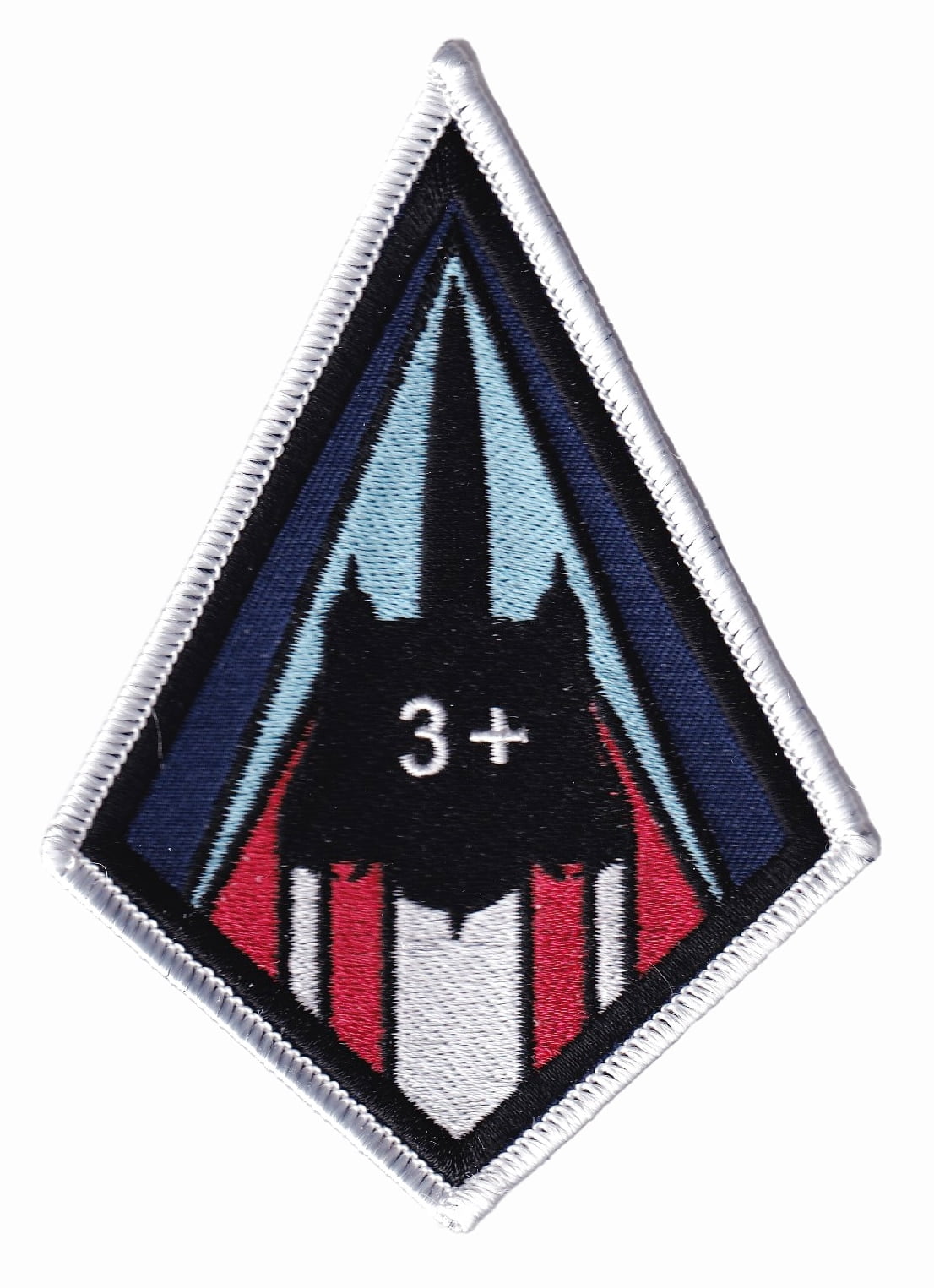 Lockheed Martin® SR-71 Blackbird® MACH 3 Patch - With Hook and Loop, 4 ...