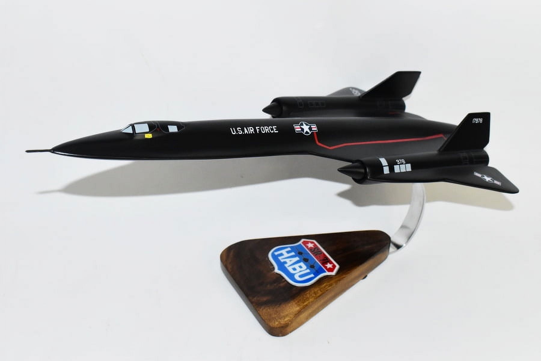 Lockheed Martin® SR-71®, US Air Force 978, 18 Mahogany Scale Model - Walmart.com