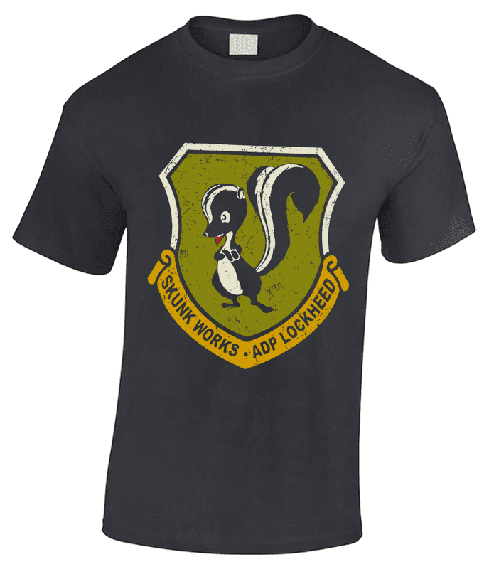 Lockheed Martin Skunk Works Vintage Logo T Shirt Mens Tee Gift New from ...