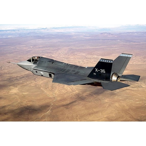 Lockheed Martin X-35 / F-35 in Flight - 1 - 20x30 Inch Laminated ...