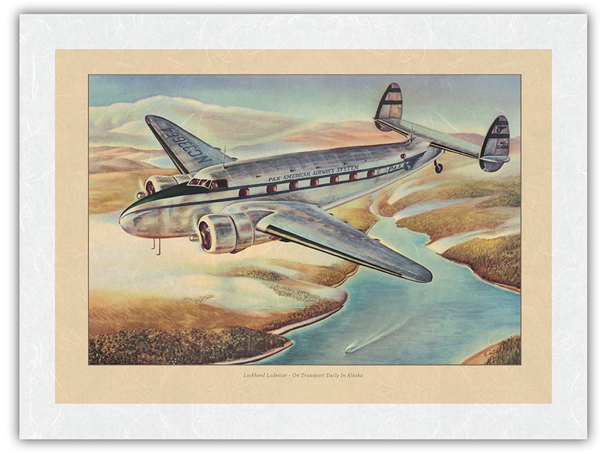 Lockheed Model 18 Lodestar - Pan American World Airways - Vintage ...