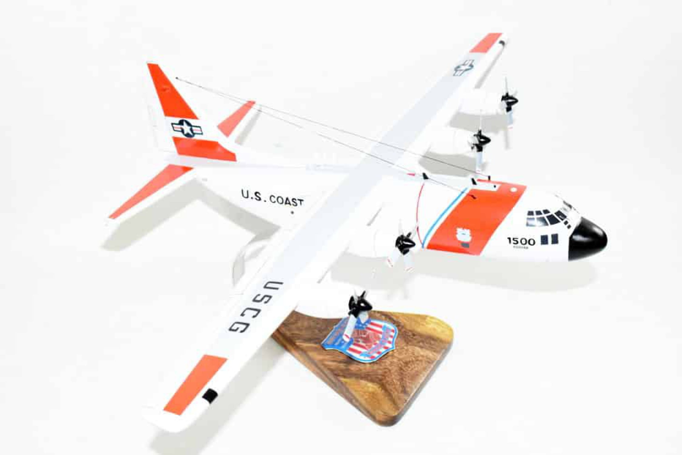 Lockheed Model® HC-130H Hercules®, Coast Guard (Kodiak), Mahogany 1/74 ...