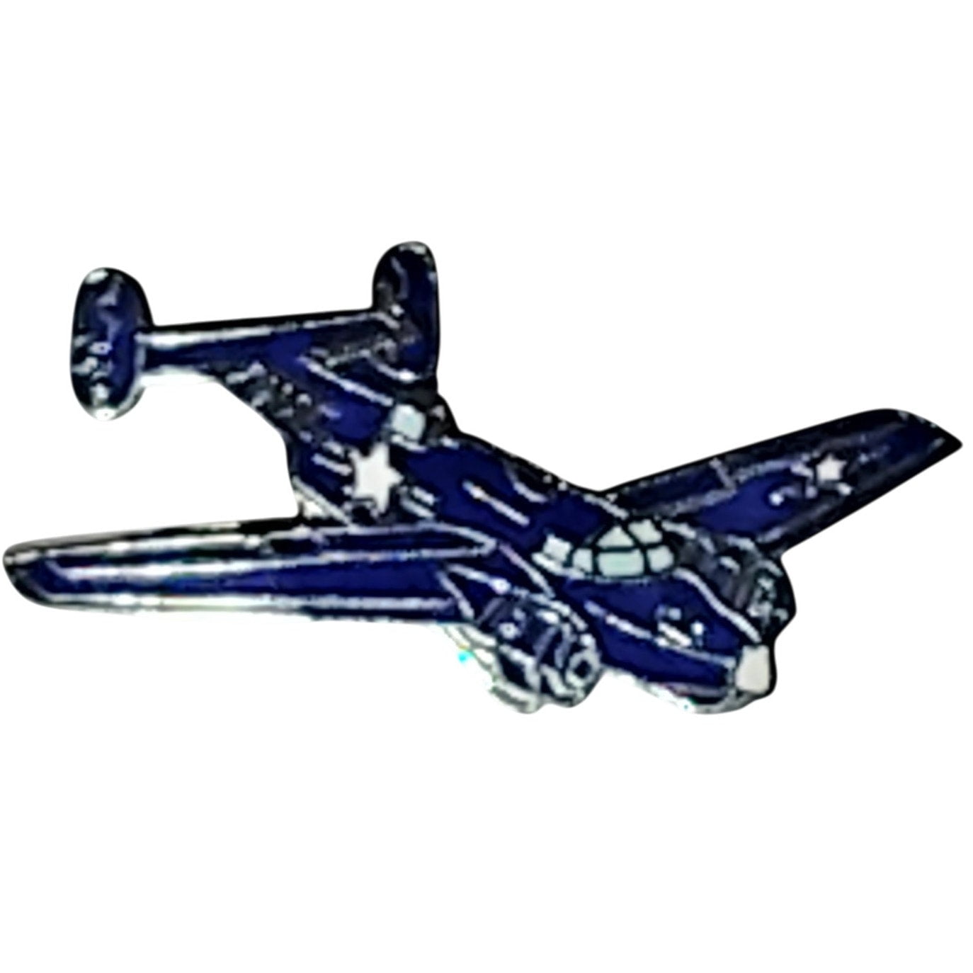 Lockheed P-38 Lightning Aircraft Hat or Lapel Pin WWII Twin-Tail 1-1/4 ...