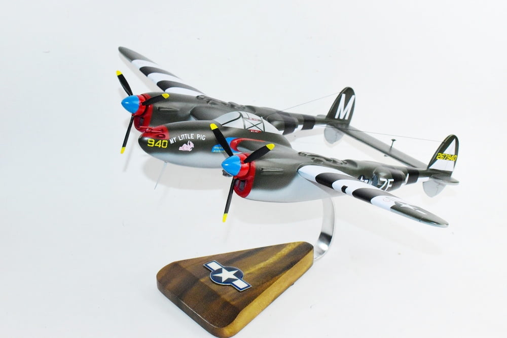 Lockheed® P-38 Lightning®, My Little Pig 370th FS, 485th FG, Mahogany ...