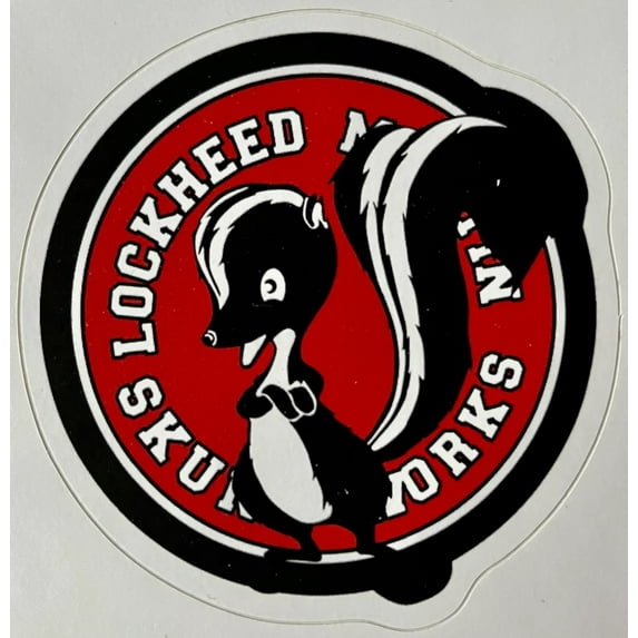 Lockheed Skunk Works Peel & Stick Vinyl Decal DEC-0191 - Walmart.com