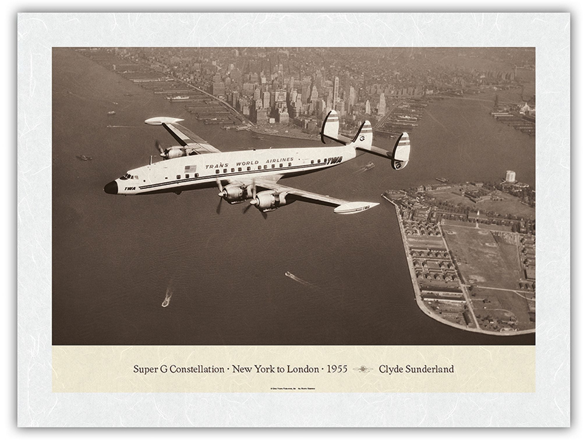 Lockheed Super G L-1049 Constellation - New York to London 1955 ...