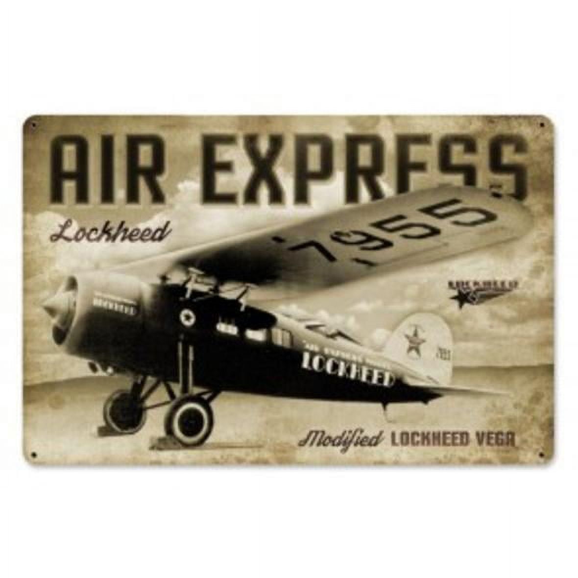 Lockheed Vega "Air Express" Metal Aviation Sign SIG-0153 - Walmart.com