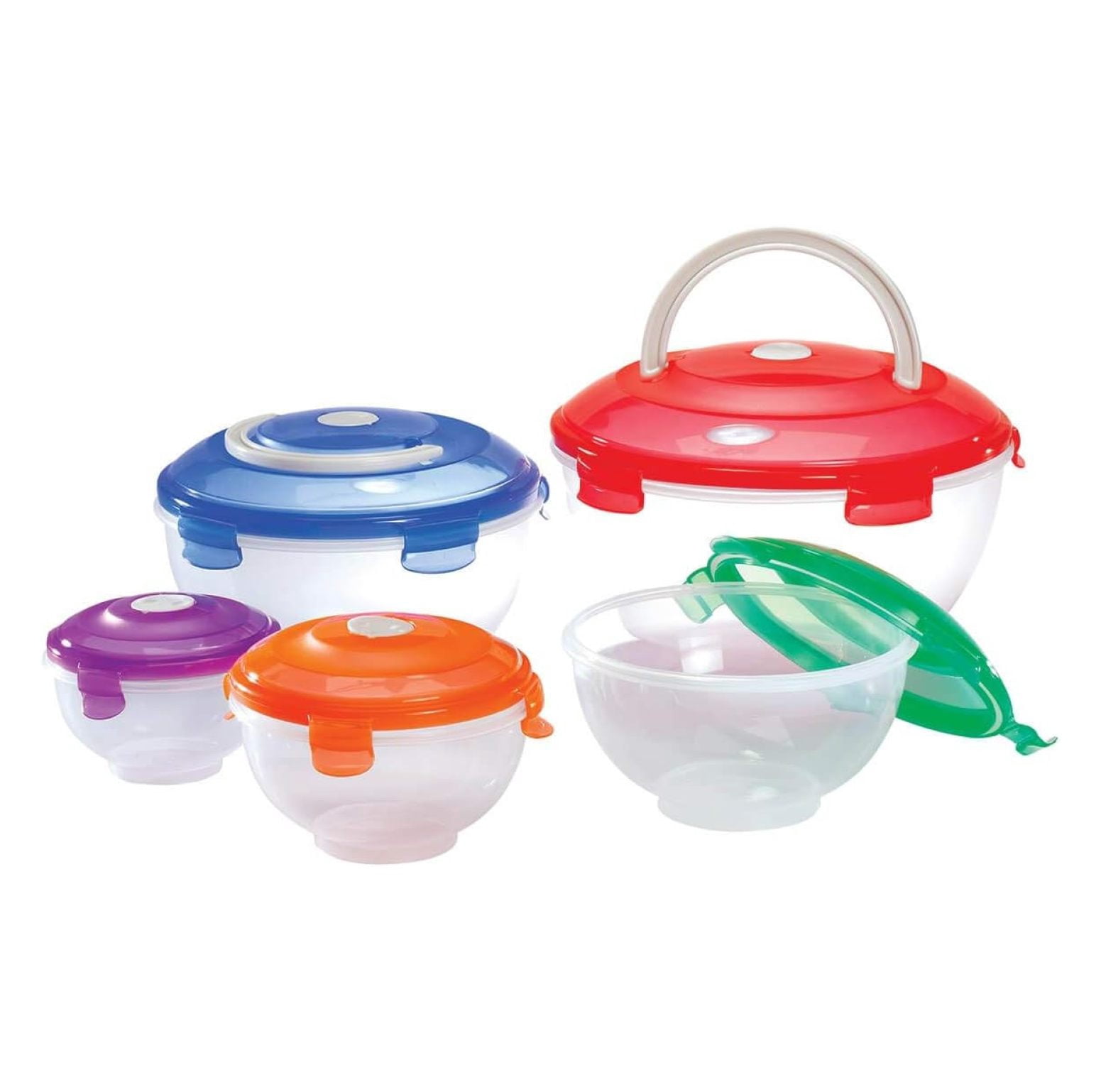 Locking Bowl Set With Handles, 10 Piece Set - Walmart.com