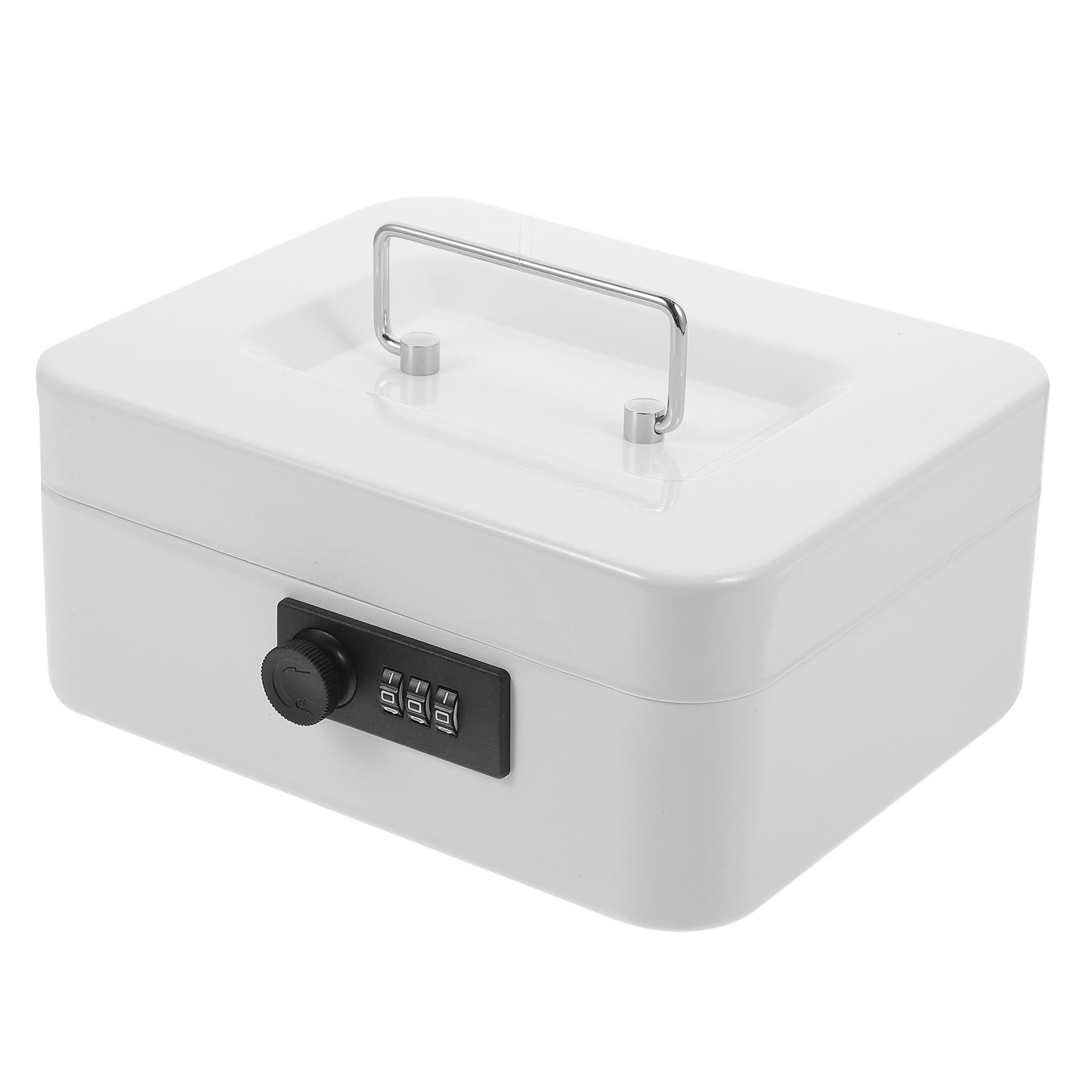 Locking Cash Box with Lock Money Box Decorative Storage Box Money Cash ...