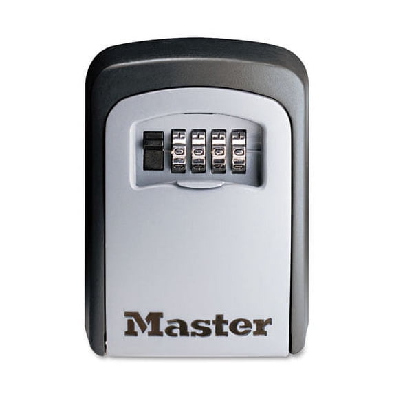 Locking Combination 5 Key Steel Box, 3 1/4w X 1 1/2d X 4 5/8h, Black ...
