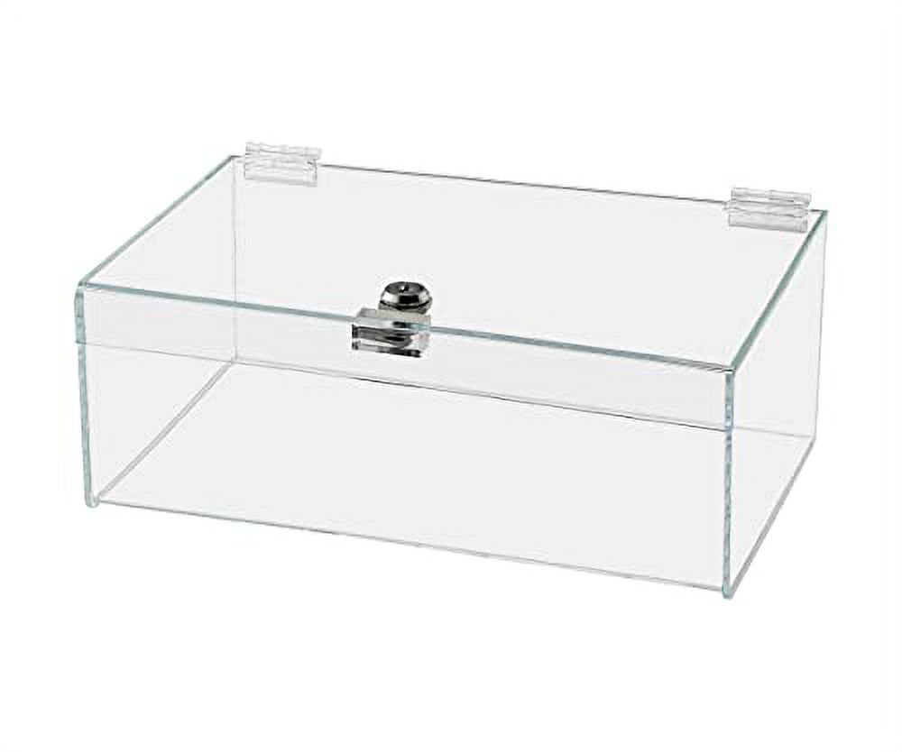 Locking Display Case With Keys 12 X 9 X 5 Clear Countertop