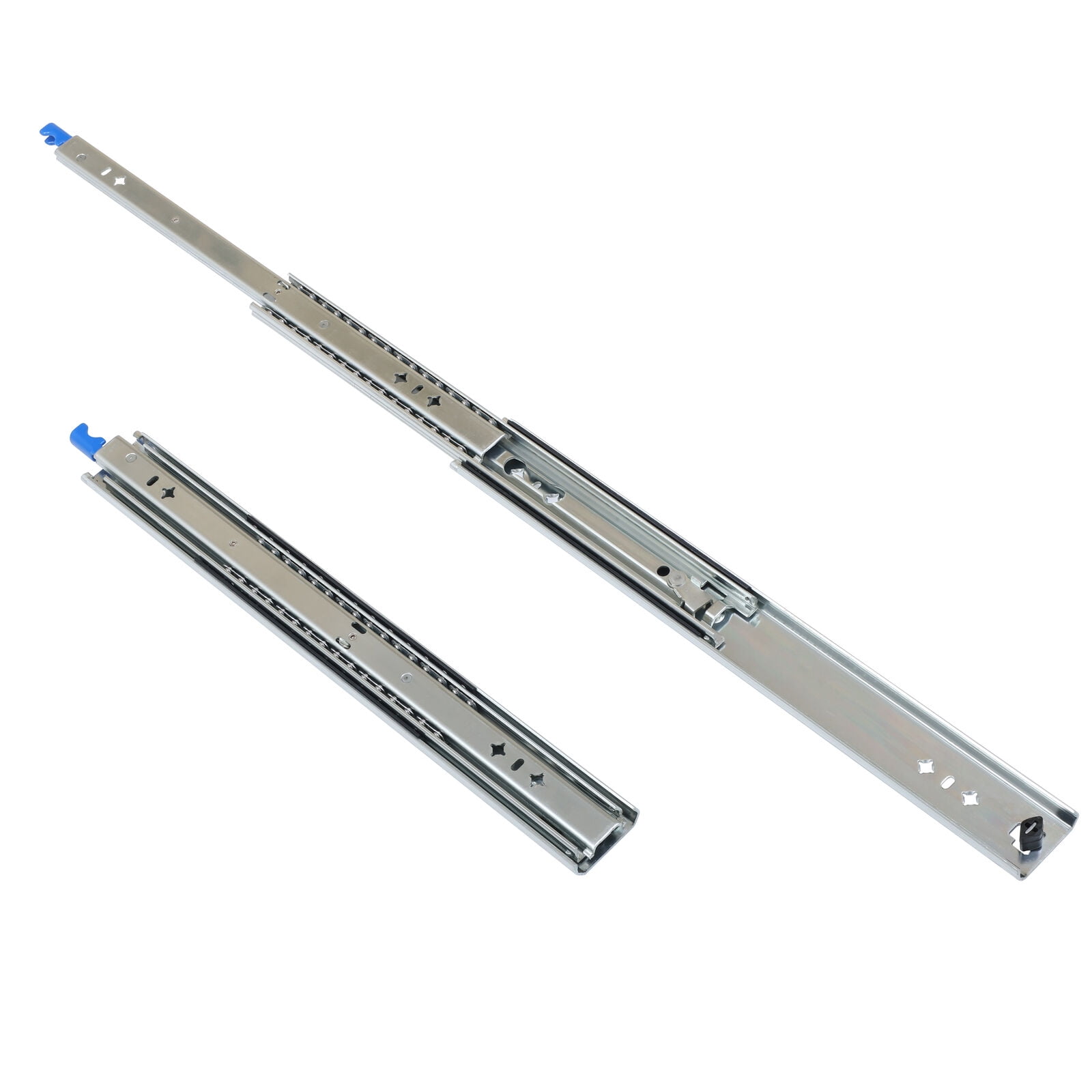 Locking Drawer Slide, 18-40inch Full Extension Ball Bearing Side Mount ...
