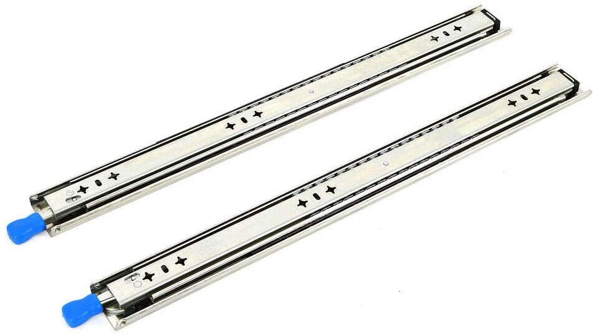 Locking Drawer Slide, Heavy Duty Industrial Cabinet, Full Extension, 18 ...