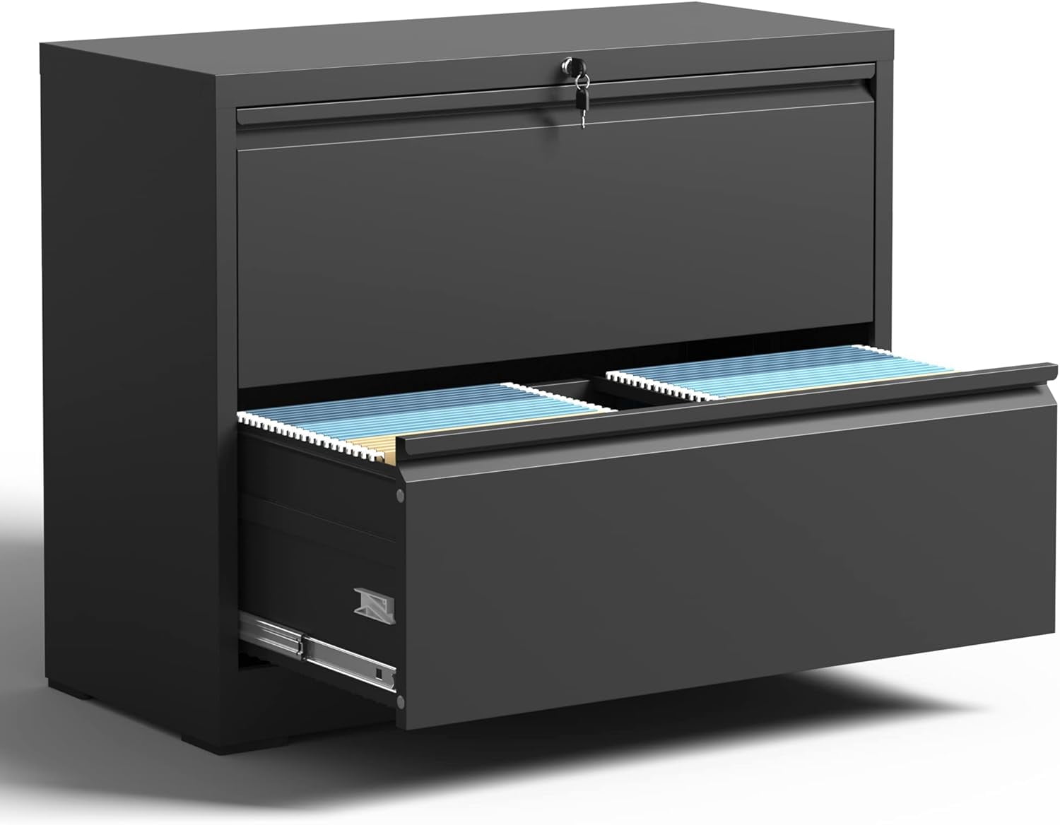 Locking Filing Cabinet with 5 Drawer Heavy Duty Large Metal File ...