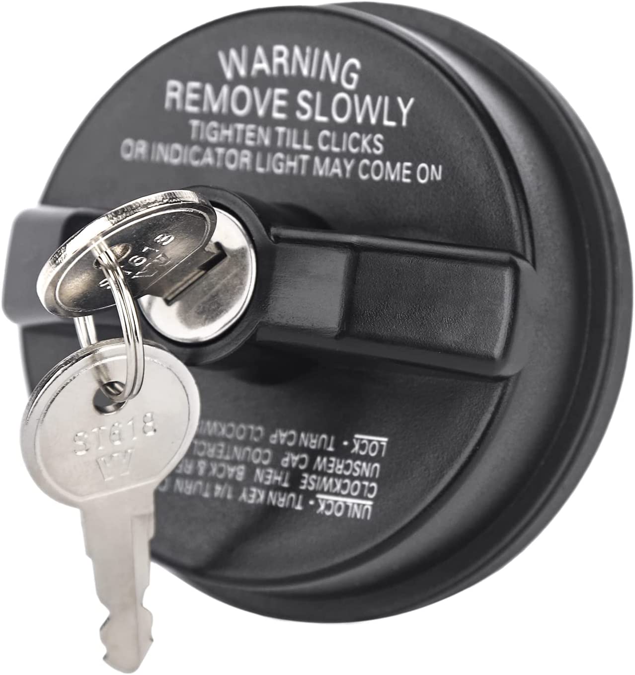 Perko 1324DP0BLK Locking Gas Cap - Walmart.com