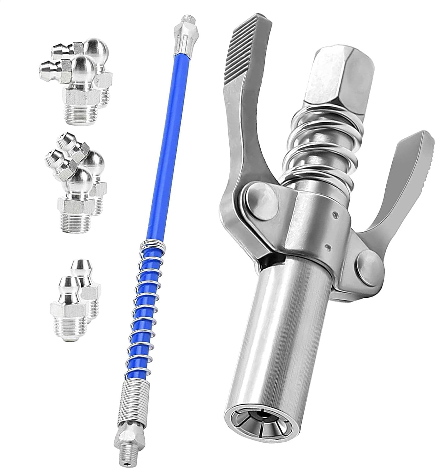 Locking Grease Coupler - Handle Grease Coupler | Steel Grease Fitting ...