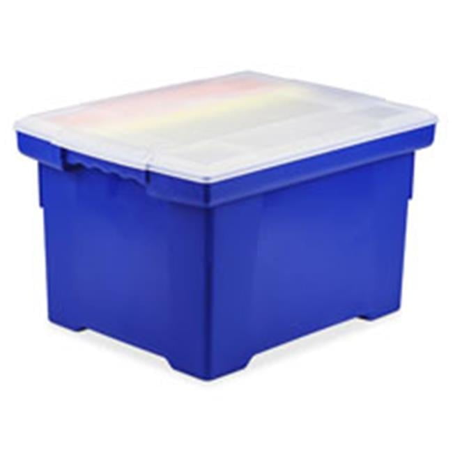 Locking Lid Tote Storage Box - Blue Frost - Walmart.com Locking Lid Tote Storage Box - Blue Frost - Walmart.com