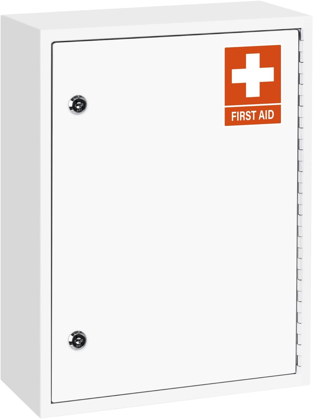 Locking Medicine Cabinet, Wall Mount First Aid Medicine Cabinet ...