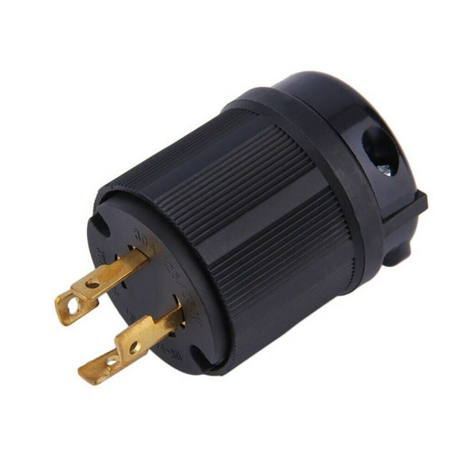Locking Nema L14-30P Lock Plug 30A 125-250V 4 Prong for Generator Cord ...