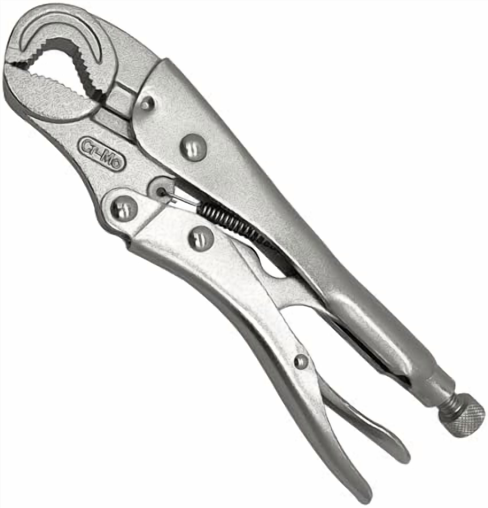 Locking Pliers with Wire Cutter, Cr-Mo Alloy Steel, 3-Side Locking Jaw ...