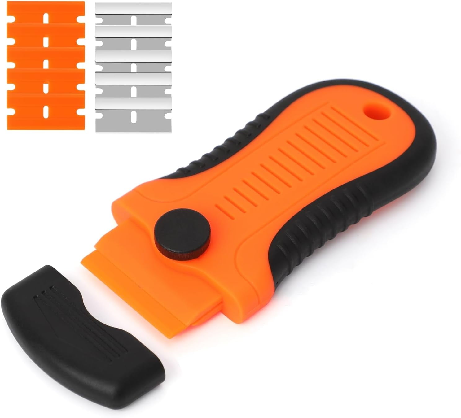Locking Razor Blade Scraper with Safety Cap Glass Cooktop Scraper with ...