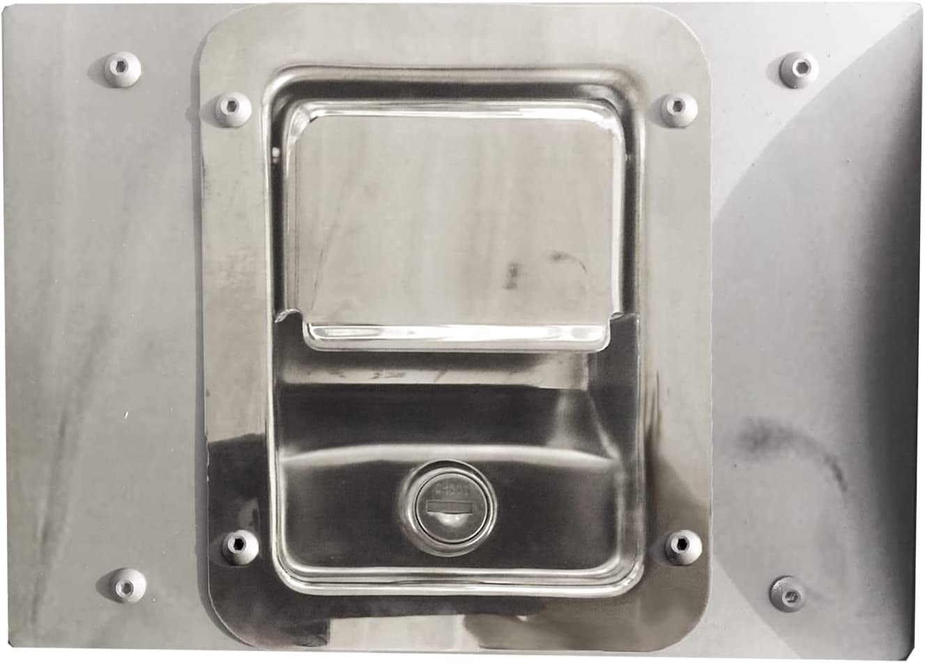 Locking Slant Back Rear Hatch Exterior Handle + Mounting Plate, fits ...