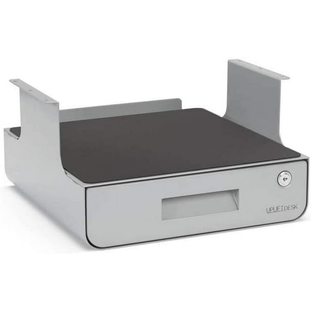 Locking Under Desk Drawer with Shelf (Gray) by UPLIFT Desk - Walmart.com