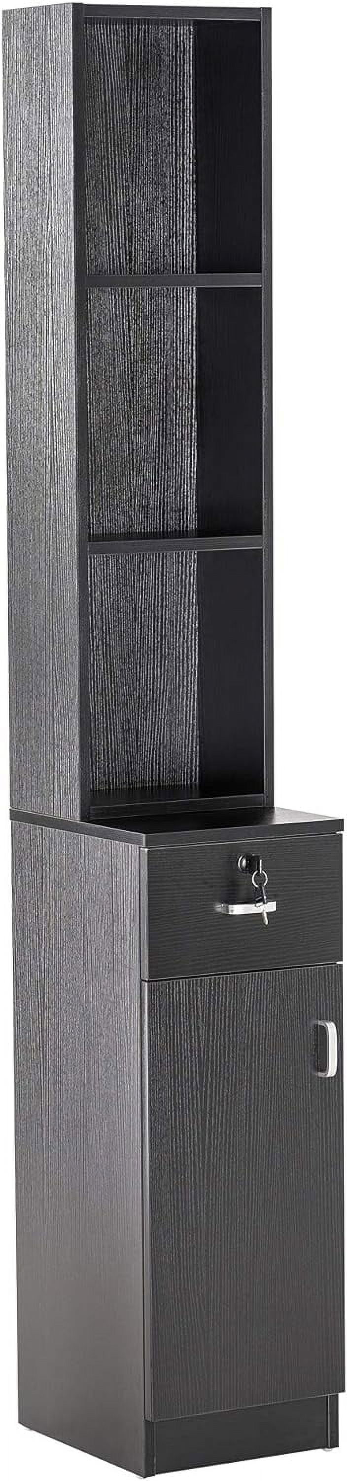 Locking Wall Mount Hair Styling Barber Station Drawer Storage Beauty ...