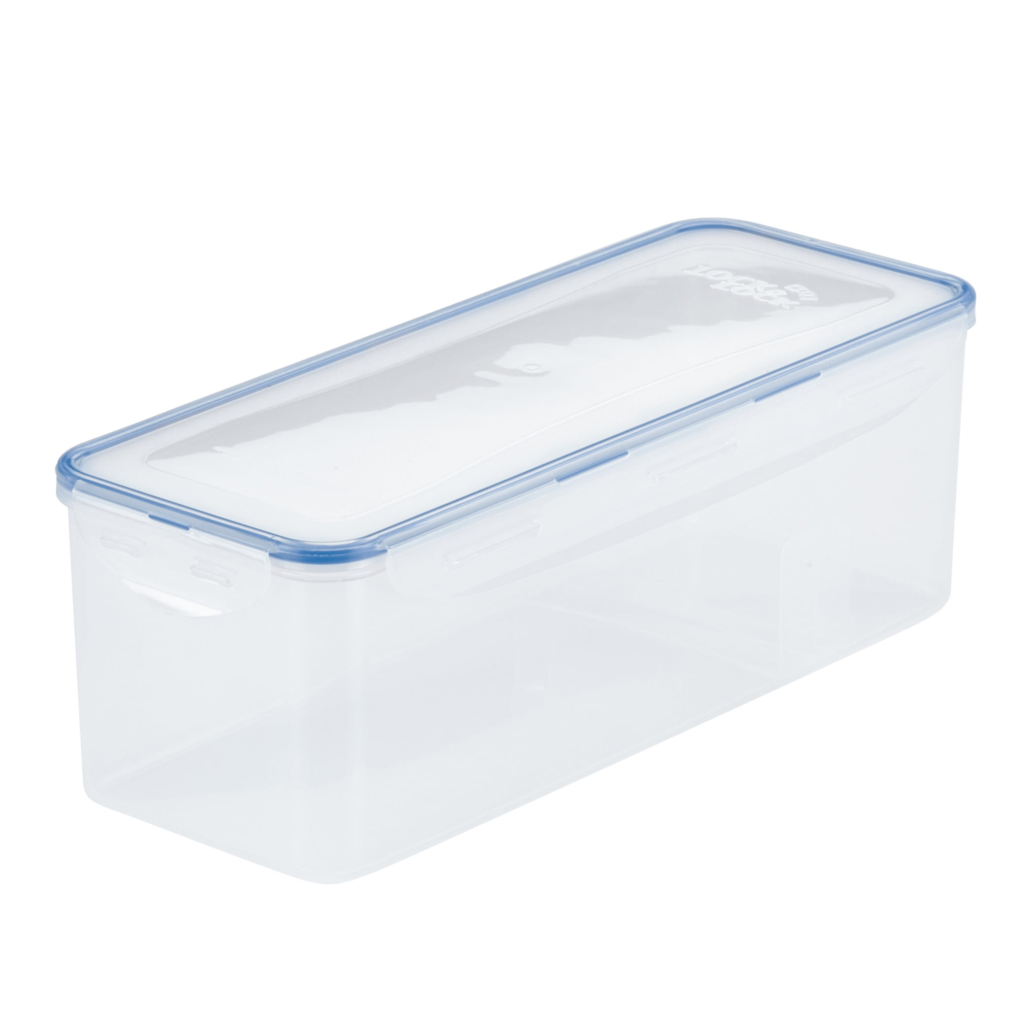 LocknLock Plastic Bread Box Container 21.1-Cup Airtight Divided Food ...