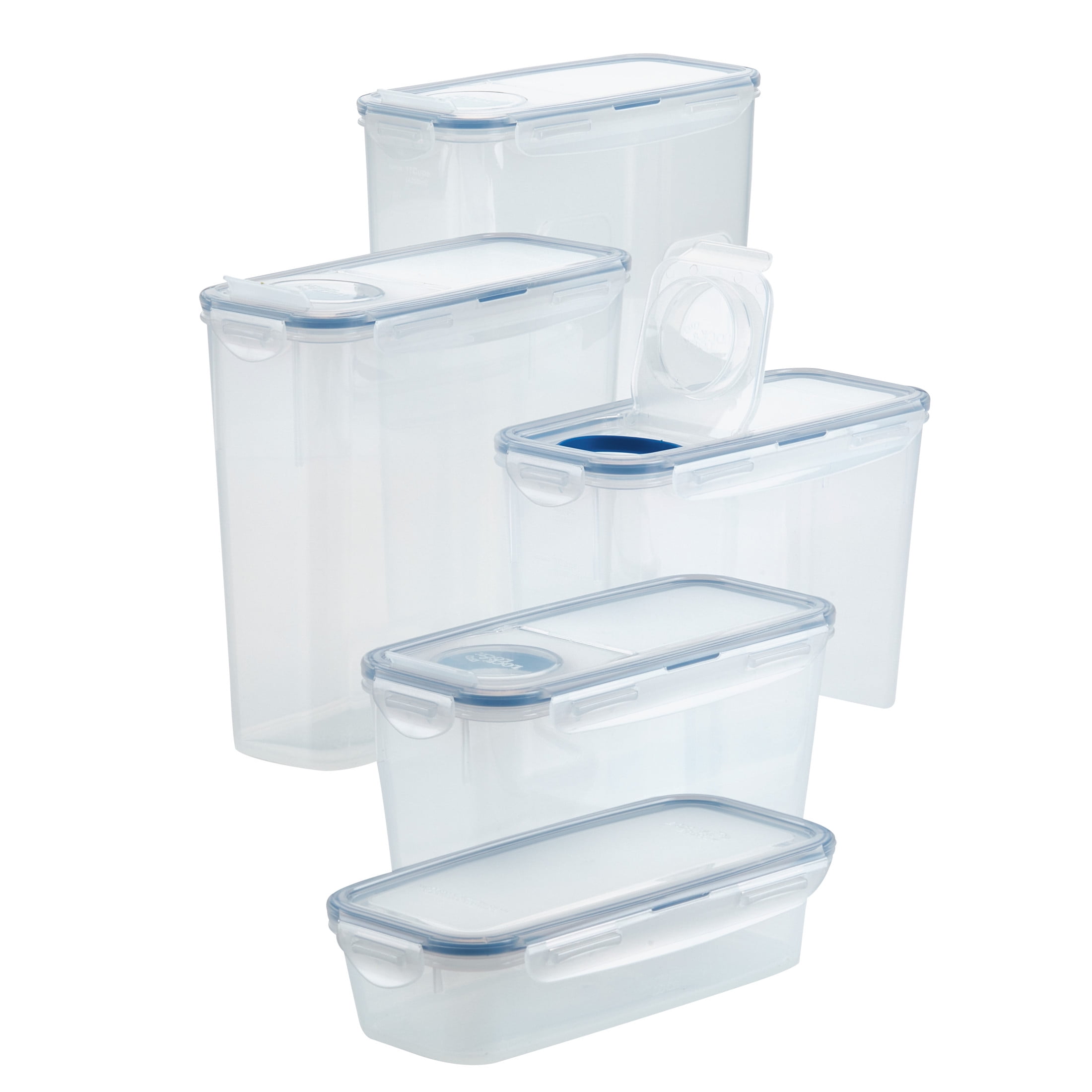 LocknLock Pantry Food Storage Container Set, 10-Piece - Walmart.com