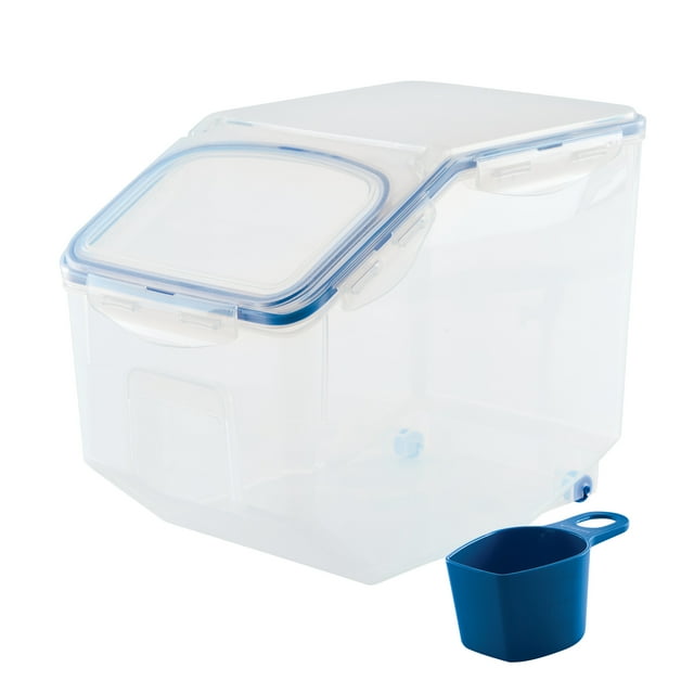 LocknLock Pantry Food Storage Containers, 21 Cup and 50 Cup, Clear ...