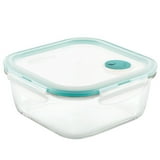 LocknLock Performance Glass Vented Food Storage Container, 47-Ounce ...