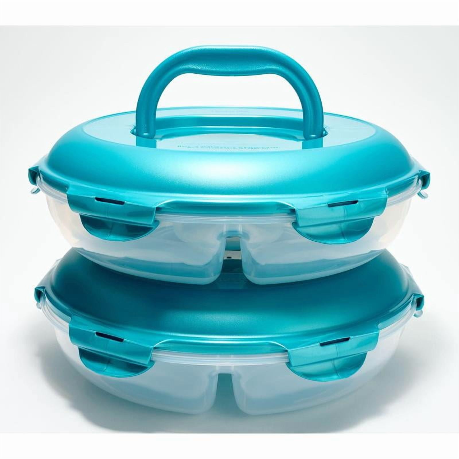 LocknLock Set of 2 Chip & Dip Storage Set w/ Handle Lids - Walmart.com