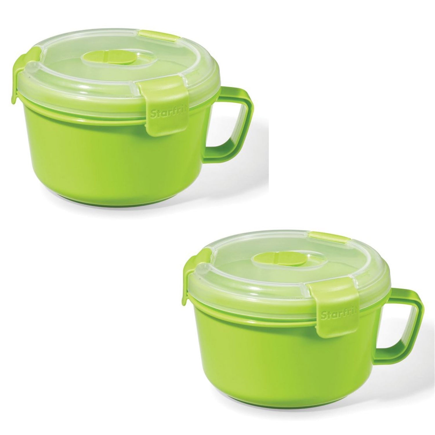 LocknLock - Set of 2 EasyLunch Meal Containers, 1.1 Liter Capacity ...