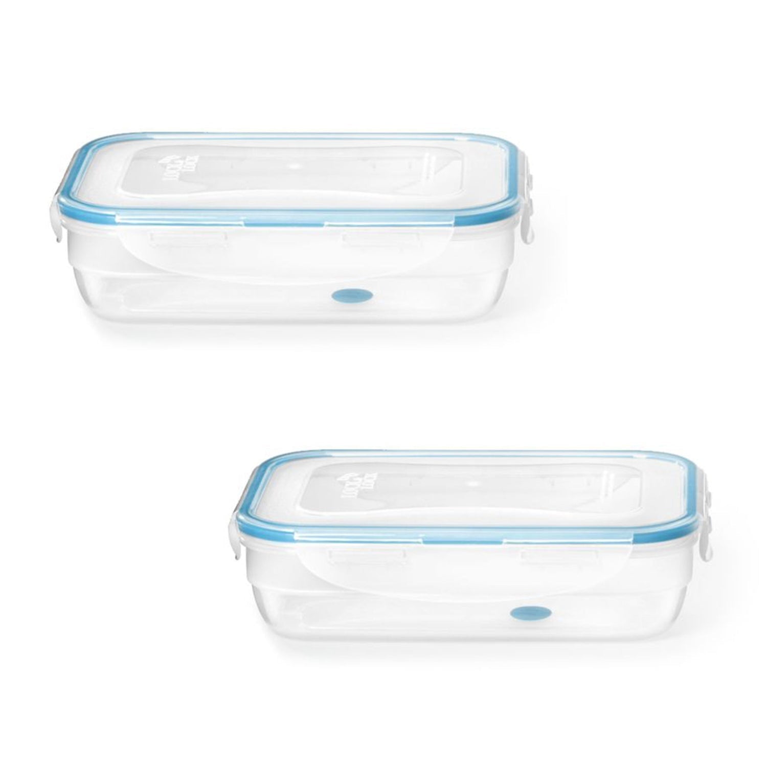 LocknLock - Set of 2 EasyMatch Plastic Containers, Airtight and ...