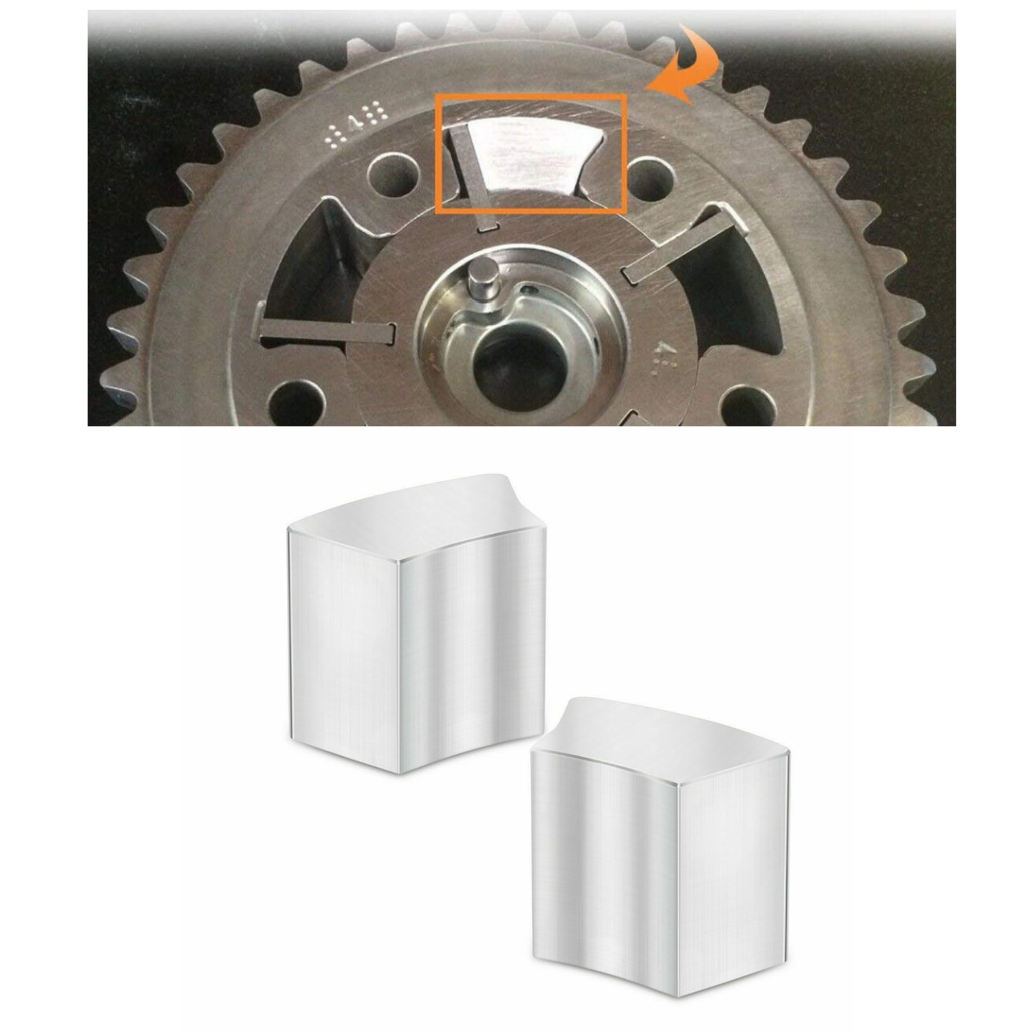 Lockout Cam Phaser Delete Aluminum Block for Ford 4.6L 5.4L 6.8L 3V ...