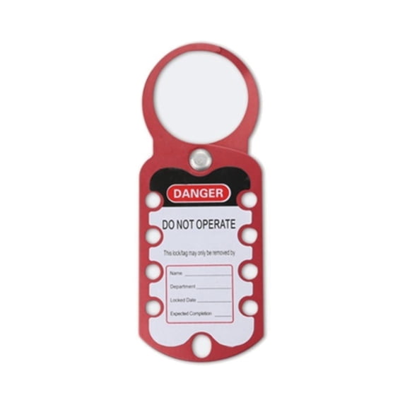 Lockout HASP PS-LOTO-HASP-2IN1 TAG Pack of 10 - Walmart.com
