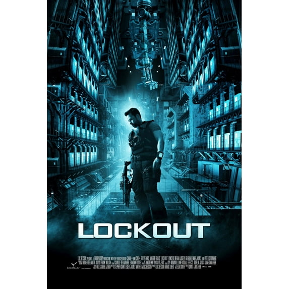 Lockout Movie poster Metal Sign 8inx 12in Art Print on Metal 8x12 ...