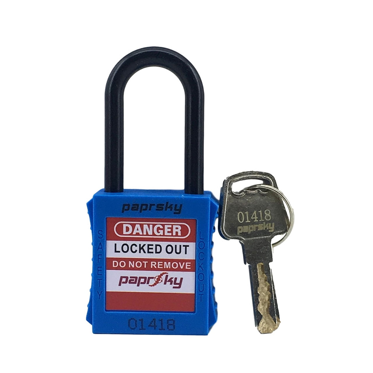 Lockout Padlock Blue Short Shackle PS-LOTO-PPNR-38 - Pack of 10 ...